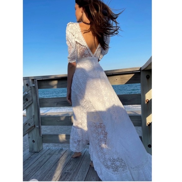 LoveShackFancy | Dresses | Loveshackfancy Kalani Dress 4 Bridal Wedding ...